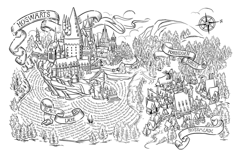 Hogwarts Legacy Collector’s Edition Map | The Elder Props